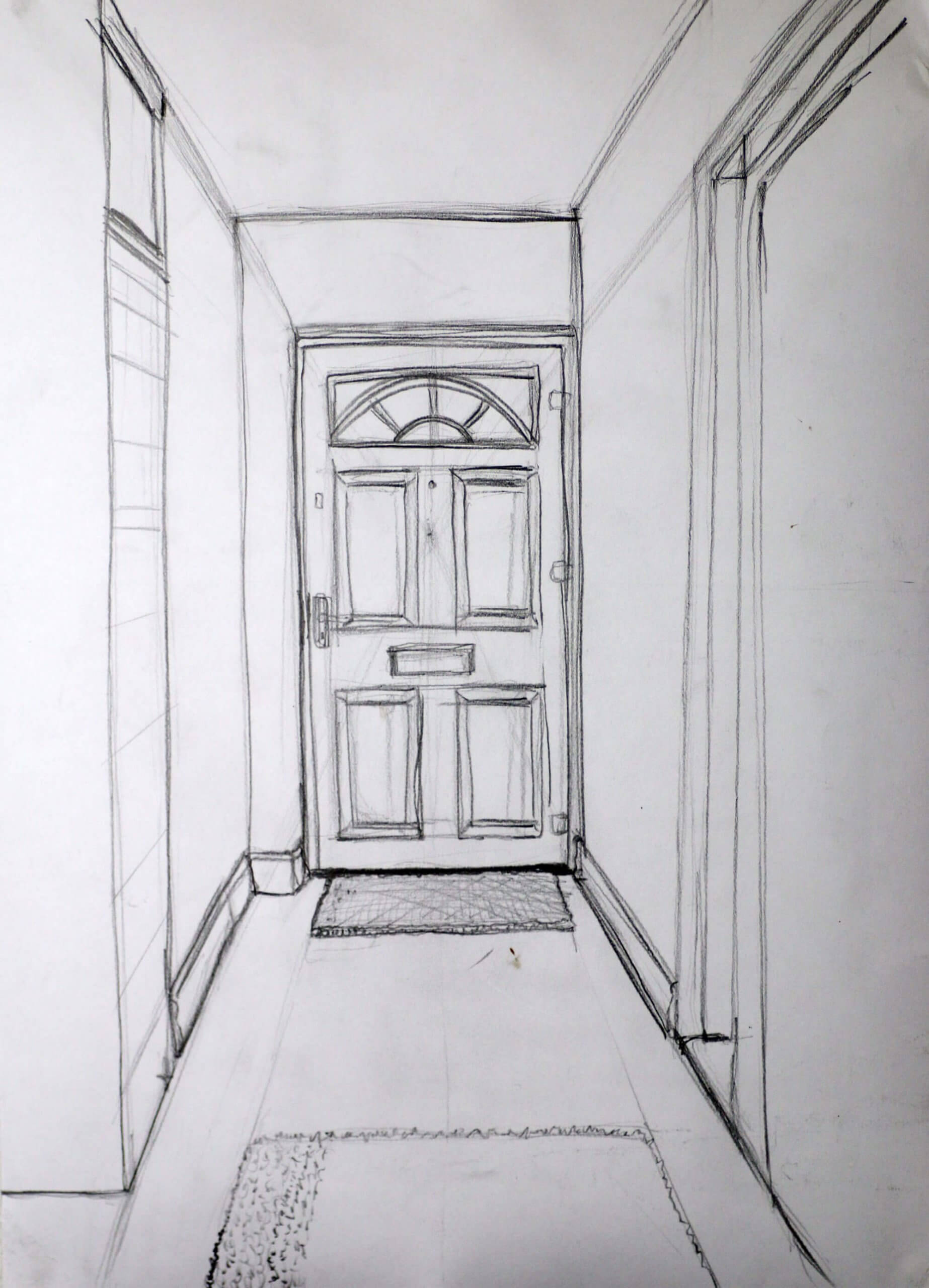 Exercise 1: Parallel perspective – an interior view – Lewis Boughen
